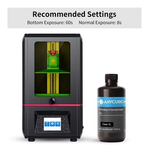 Anycubic 3d Printer Resin 405nm Sla Uv Curing Resin With High