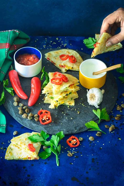 Corn And Caper Quesadilla Thepeppercook