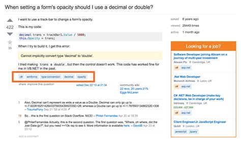 exploring stackoverflow