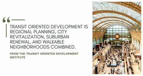 Creating Walkable Cities Through Transit Oriented Development