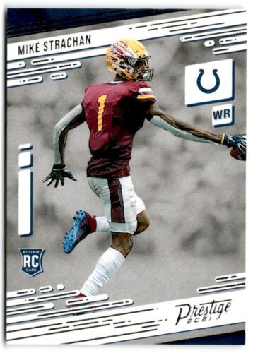 2021 Panini Prestige Mike Strachan RC Indianapolis Colts 298 EBay