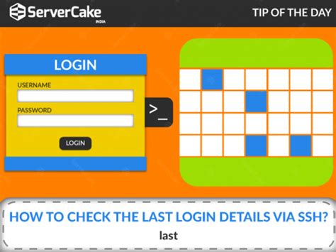 How To Check Last Login Details Via SSH ServerCake