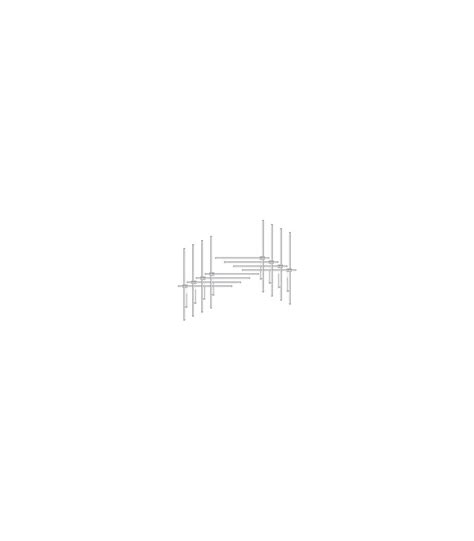 Antena Dipolo FM 8 Bay De Aluminio 2500 Watt Conector 7 8