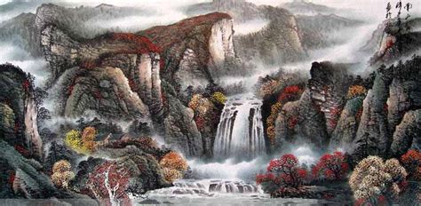 吴进良山水画 山水画简笔画儿童画 第4页 大山谷图库
