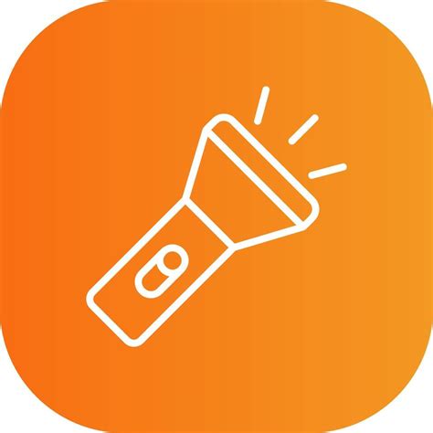 Torch Line Gradient Curve Icon 51054401 Vector Art At Vecteezy
