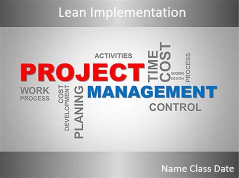 Lean Implementation Power Point Presentation With Speaker Notes Example