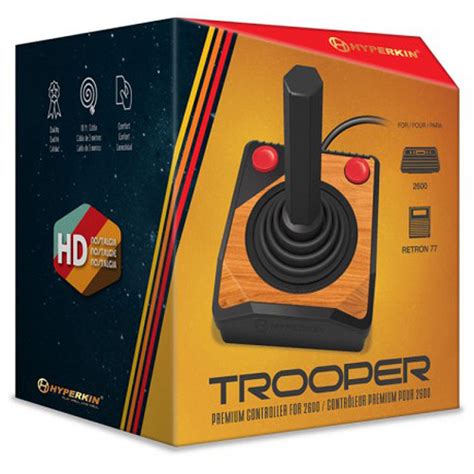 Hyperkin Trooper Premium Controller For Atari 2600 And Hyperkin Retron 77