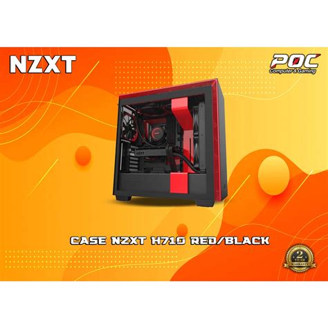 Case Nzxt H710i Black Red Shopee Thailand