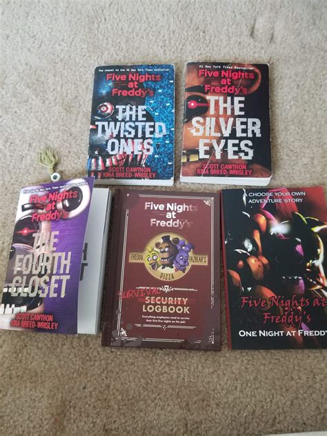All My Fnaf Books Five Nights At Freddy S Amino