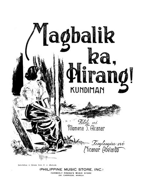 Magbalik Ka Hirang Abelardo Pdf