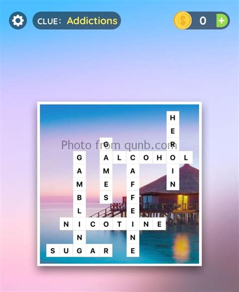 Word Slices Addictions Answers Qunb