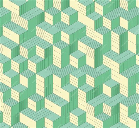 아이소메트릭 큐브 여러 가지 빛깔 및 노이즈 질감 그라데이션 배경 3d 아이소메트릭 큐브 배너 Wallp 프리미엄 사진