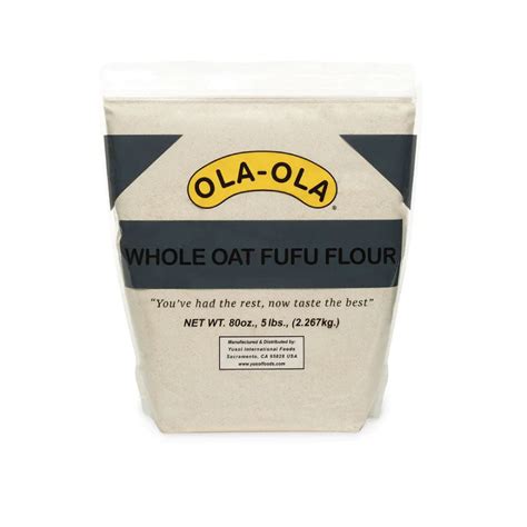 Ola Ola Oat Flour Fufu 5lb African Market Llc