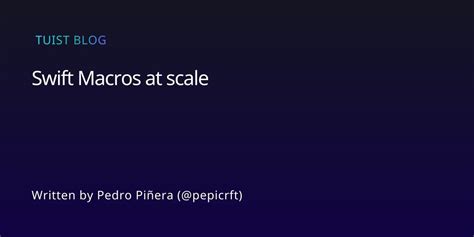 Tuist On Linkedin Curious About Why Swift Macros Might Be Dragging Down Your Projects Build