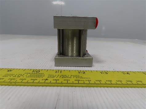 Bimba Flat 1 1 9 16 Bore 1 1 4 Stroke 5 8 Rod Double Acting Air Cylinder Bullseye