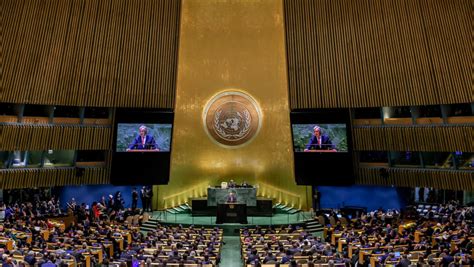 El 78 Periodo De Sesiones De La Asamblea General De La Onu Abre Con