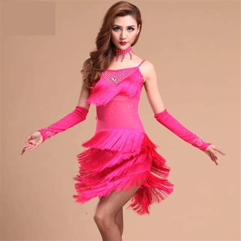 Buy 2017 New Rose Gold Red Fringed Tassel Sequin Women
