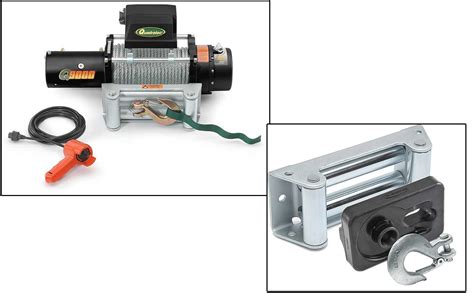 Quadratec Q Series Winch With Daystar® Winch Isolator For Roller