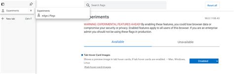 Unable To Disable Tab Hover Cards Even After Disabling The Flag