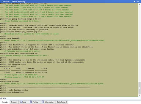 The Console Pane PFC Documentation