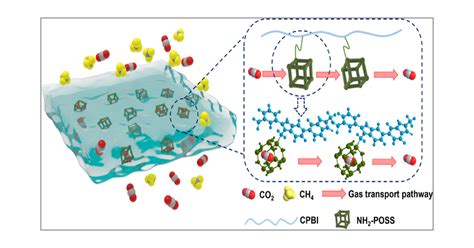 Low Resistance Transport Pathways In Poss Cpbi Mixed Matrix Membranes