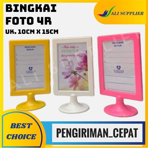 Bingkai Foto Frame Foto 2 Sisi Photo Pigura Murah Putih Lazada