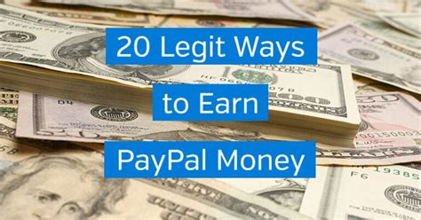20 Legit Ways To Earn Paypal Money Vital Dollar