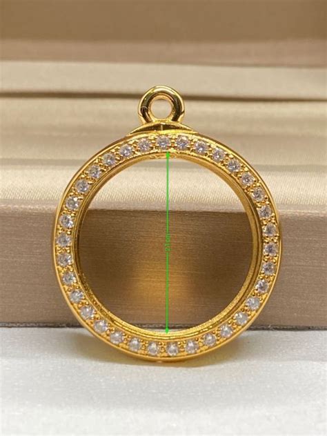 A47 ตลับพระทรง กลม 1 ห่วง 2 1cm Th