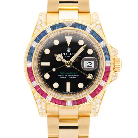 Rolex Gmt Master Ii 116758saru 18k Yg The Keystone Watches