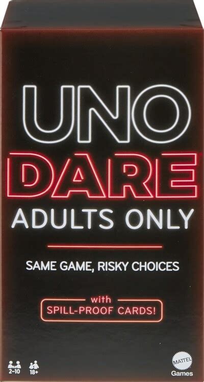 Uno Dare Adults Only Uno Cardgame