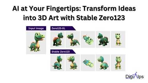 AI At Your Fingertips Transform Ideas Into 3D Art With Stable Zero123 DigiAlps LTD