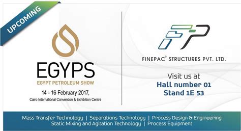 Finepac Is Pleased To Announce Its Participation In Egyps 2017 In Cairo