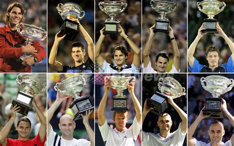 全豪オープンテニス、過去10年の男子シングルス歴代優勝者 写真2枚 国際ニュース：afpbb News