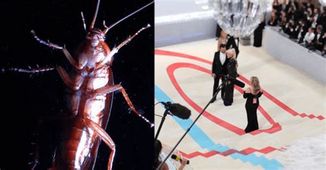 Cockroach Crashes The Met Gala Red Carpet Goes Viral Men S Journal