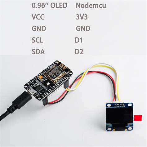 IIC SPI 직렬 OLED 디스플레이 모듈 아두이노 51 Nodemcu ESP8266 용 LCD 스크린 보드 I2C