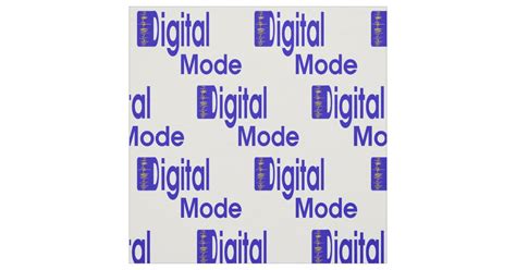 Digital Mode Ham Radio Fabric Material Zazzle