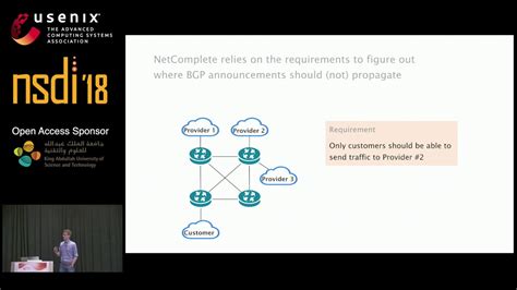 Nsdi 18 Netcomplete Practical Network Wide Configuration Synthesis