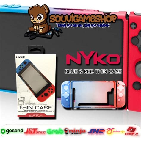Jual Nintendo Switch Nyko Thin Case Red Blue Shopee Indonesia