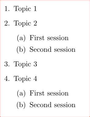 Lists Enumerate With A Range Of Numbers In An Item S Label Tex