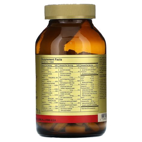 Solgar Formula V VM 75 Multiple Vitamins With Chelated Minerals 180