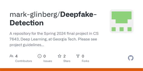 deepfake detection project report pdf at main · mark glinberg deepfake
