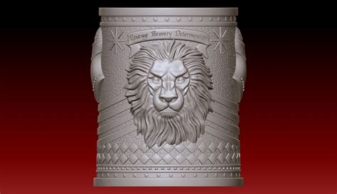 Stl File Pen Holder Gryffindor Harry Potter・3d Printer Model To