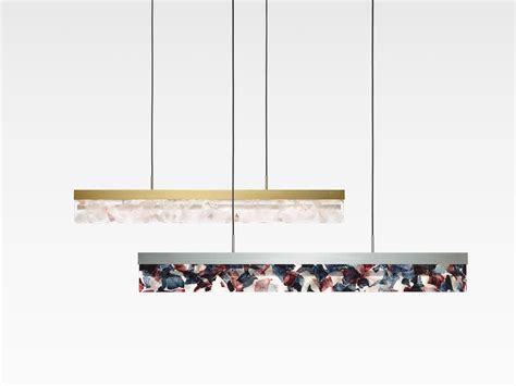 Fragment Line Pendant Black Brushed Silver Bomma