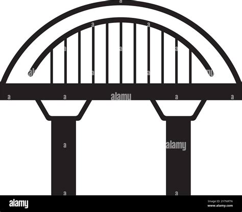 Bridge Icon Vector Illustration Logo Design Stock Vector Image And Art Alamy