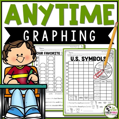 Graphing Worksheets Through The Year Sampler 1st Grade Pandamania