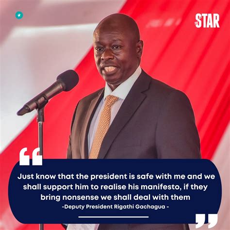 Thestarkenya On Twitter Speaking In Kericho On Wednesday Gachagua