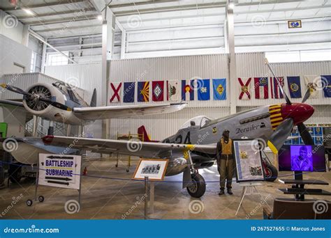 Colorful Vintage American Military Airplanes At Uss Alabama Battleship