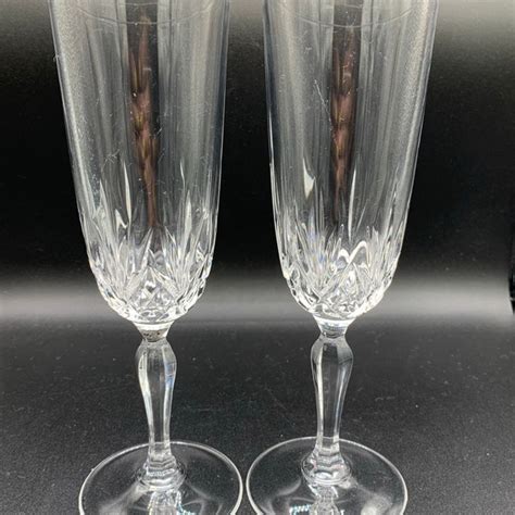 Crystal Champagne Flutes Etsy