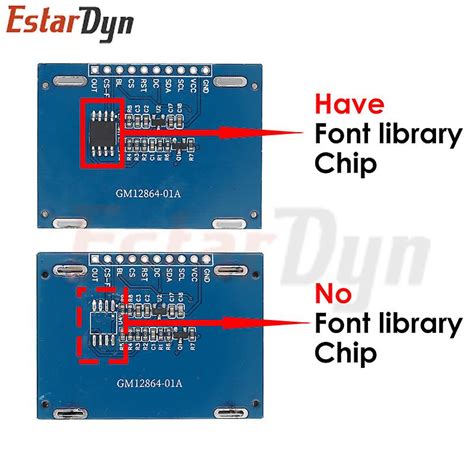 Huamade 12864 Spi Lcd Module 128x64 Spi St7567a Cog Graphic Display