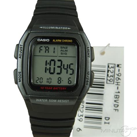 Купить часы Casio W-96H-1B [1BVEF] - цена на Casio Collection W-96H-1B ...